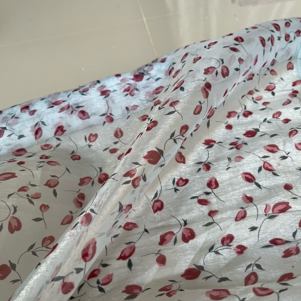 Jual Kain Organza Motif | Orgaza Print | Bahan Halus Organsa Corak ...