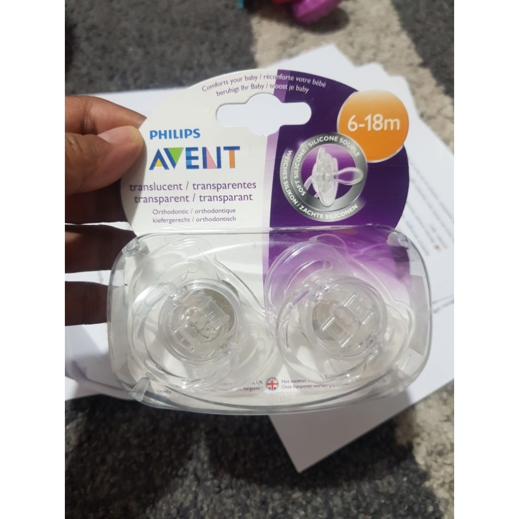Jual empeng pacifier philips avent orthodontic soother soothie classic ...