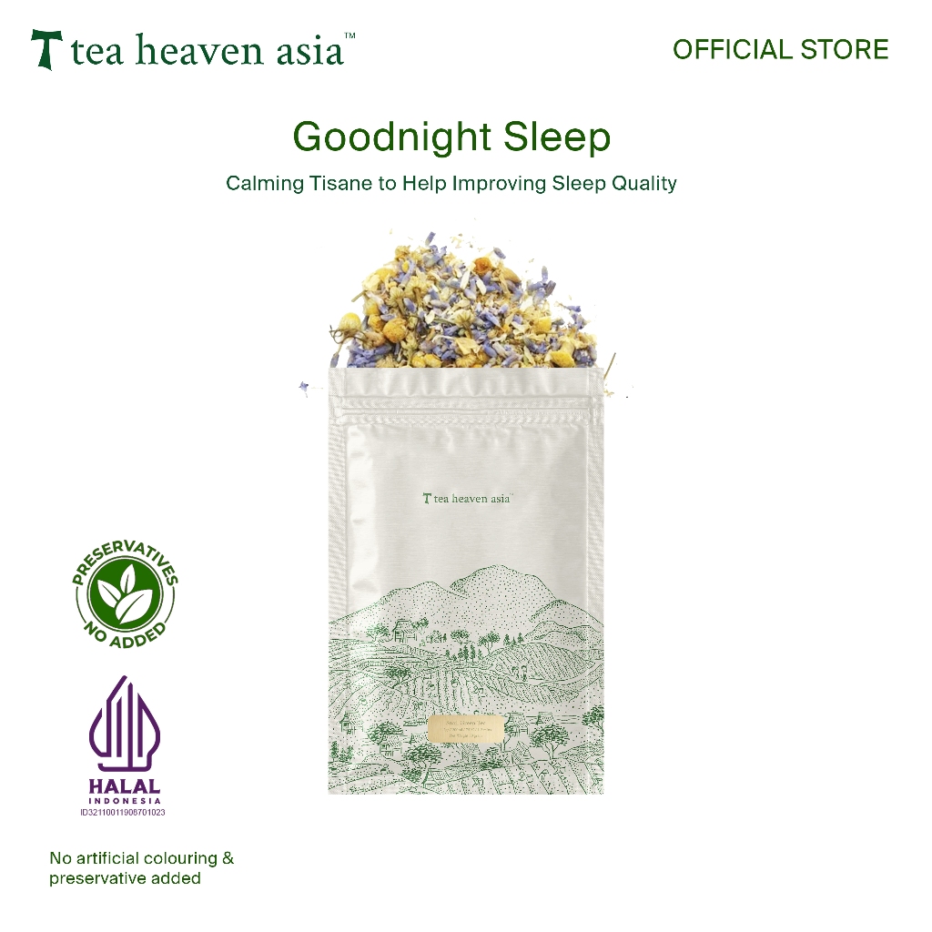 Jual Tea Heaven Goodnight Sleep Artisan Tea Blend 15gr | Shopee Indonesia