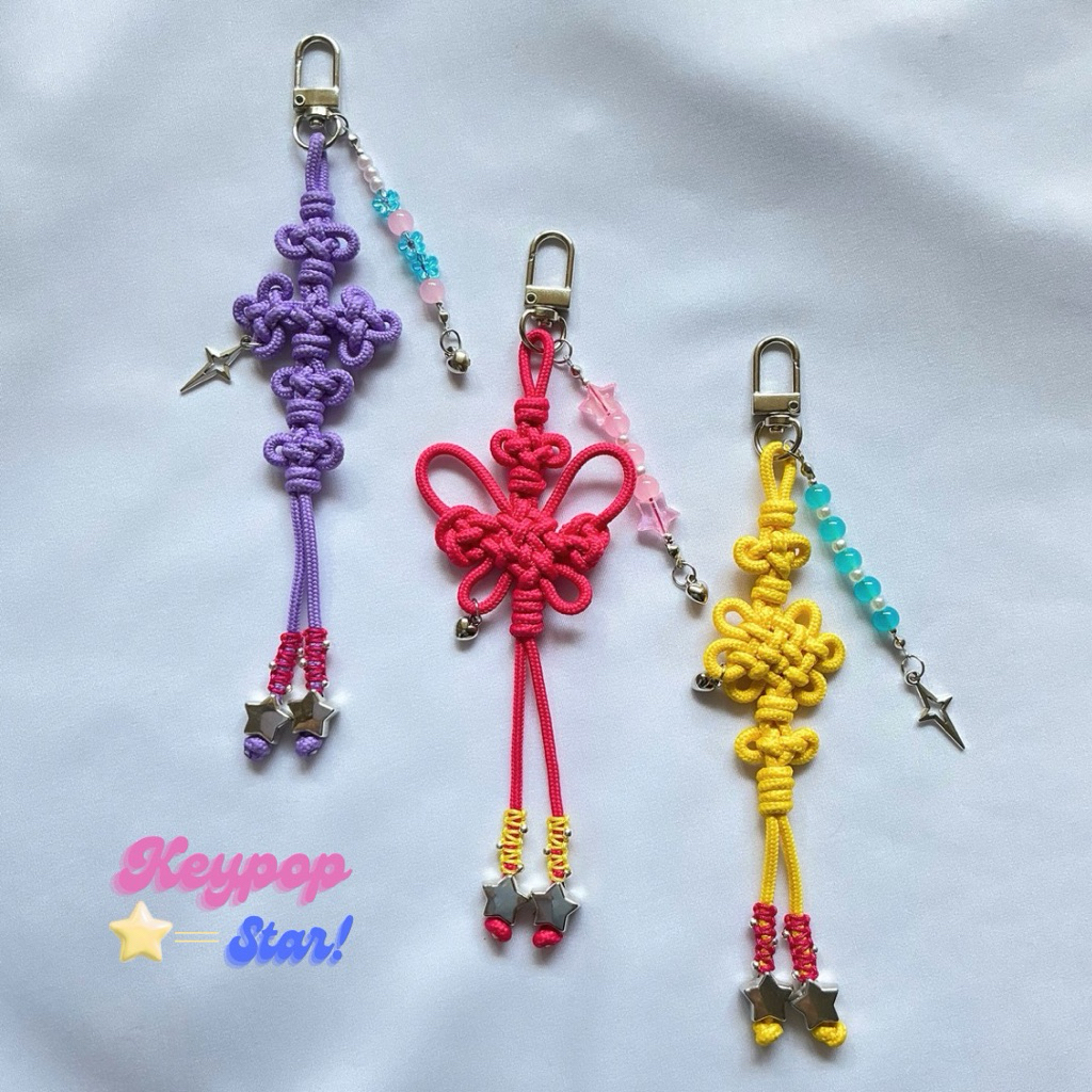 Jual HUNTRIX KEYCHAIN || Norigae Keychain Chinese Knot Inspired by Kpop ...