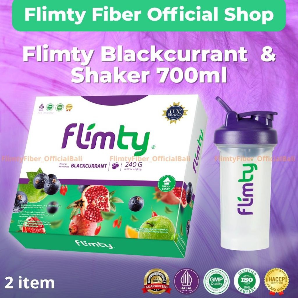 Jual Flimty Fiber | Diet Detox | Antidioksidan Rasa Blackcurrant ...