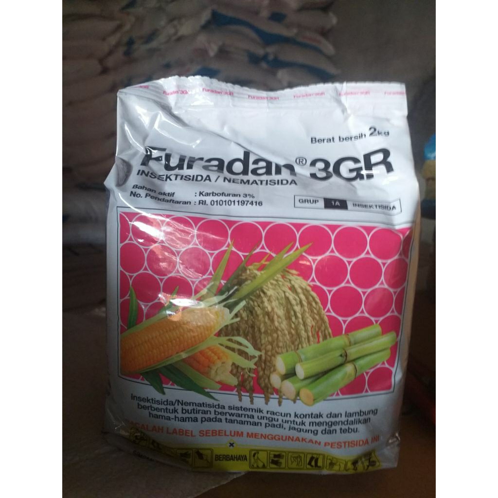 Jual Furadan 3GR 2 kg – Insektisida & Nematisida Granul untuk ...