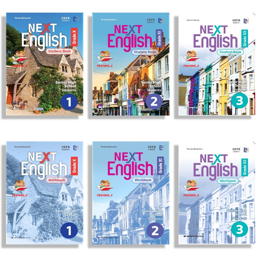 Jual [Penerbit Erlangga] NEXT ENGLISH FOR SMA/MA KELAS 10, 11 & 12 ...