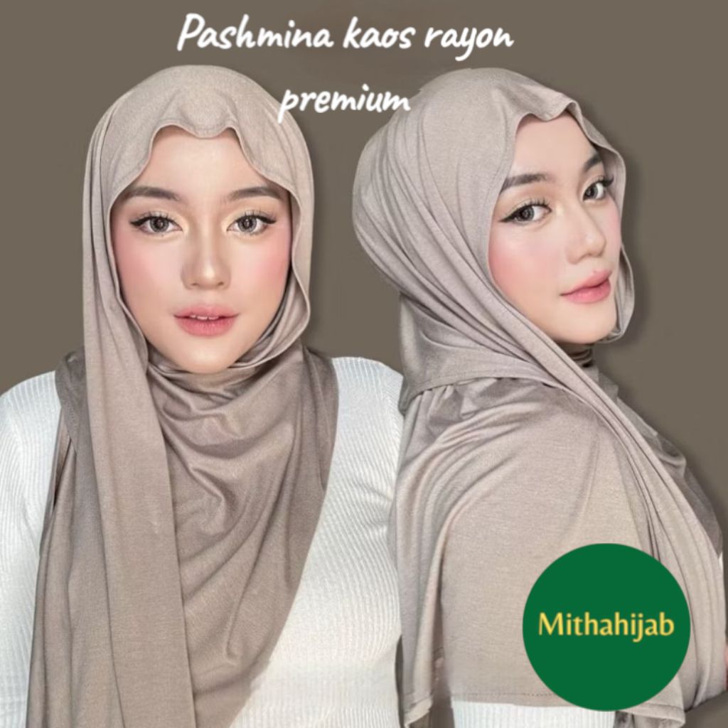 Jual Pashmina Kaos Rayon Premium Size 180x75 Pashmina Meleot New Edition Hijab | Shopee Indonesia