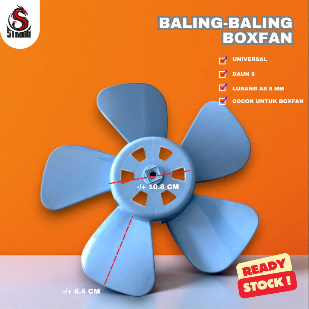 Jual STRONG Baling Baling Kipas Box Fan / Kipas Kotak Duduk 8-12 INCH ...