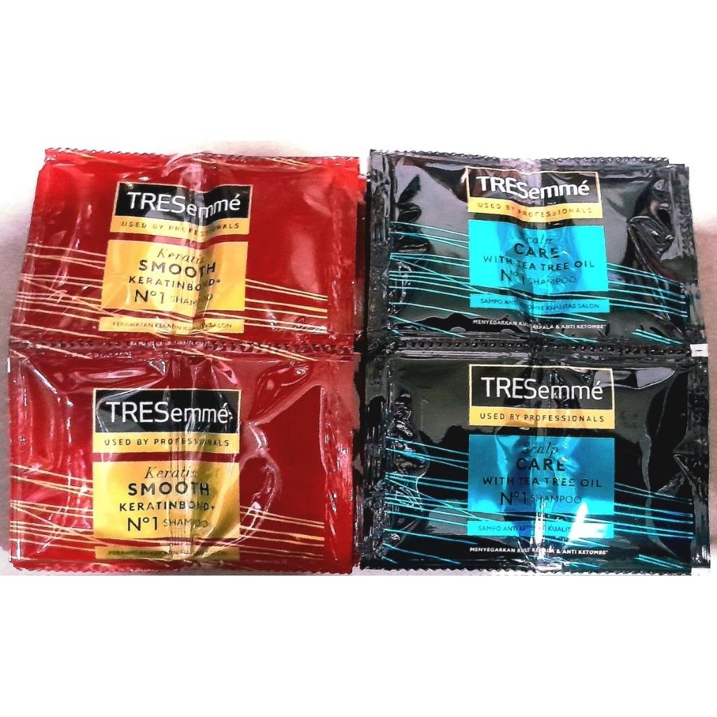 Jual PROMO!!! Tresemme Shampoo Kemasan Sachet 10ml | Shopee Indonesia