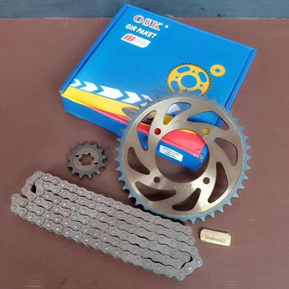 Jual GIR SET GEAR PAKET 13T-41T JUPITER Z 1 FI INJEKSI VEGA RR FORCE FI ...