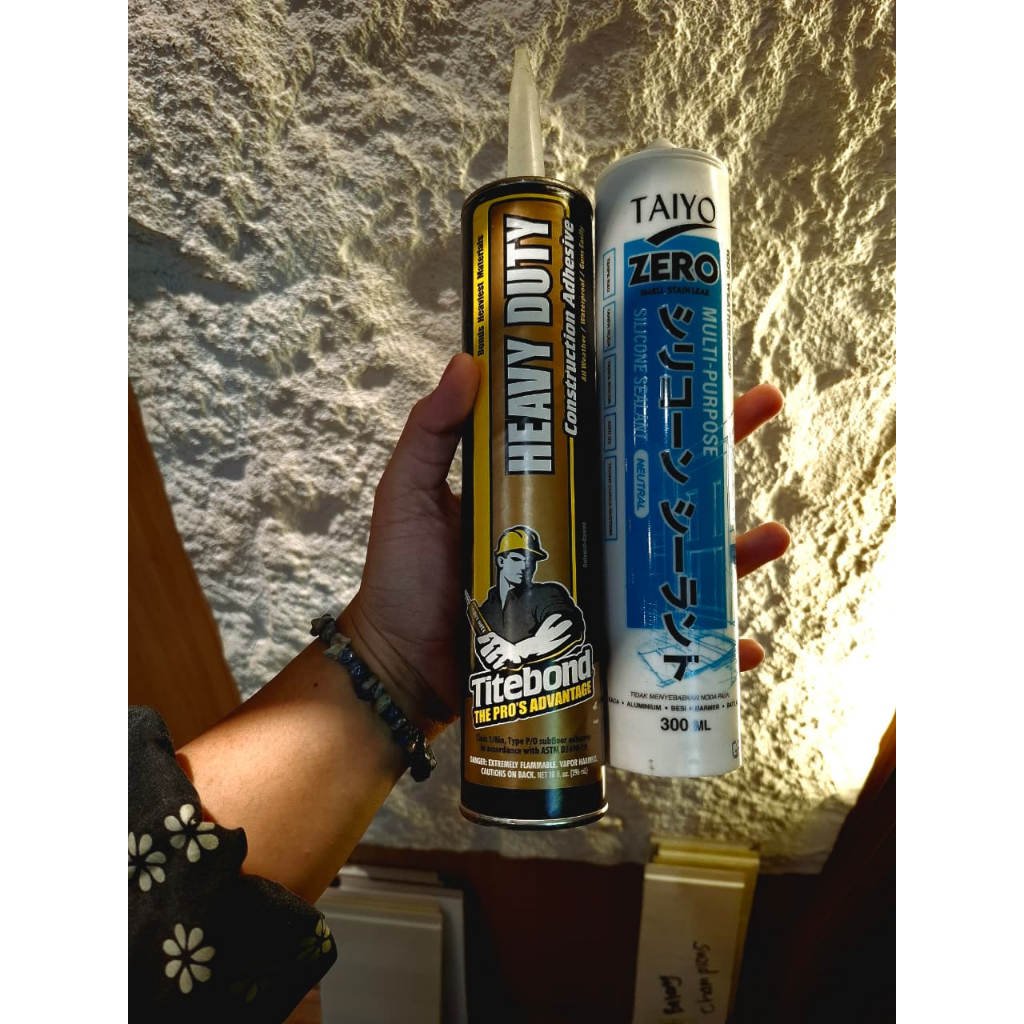 Jual TAIYO ZERO Silicone Sealant & Lem Konstruksi Titebond Heavy Duty ...