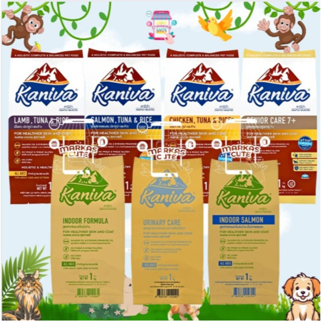 Jual [KANIVA 1KG] KANIVA DRY CAT / DOG FOOD FRESHPACK 1KG - Makanan ...