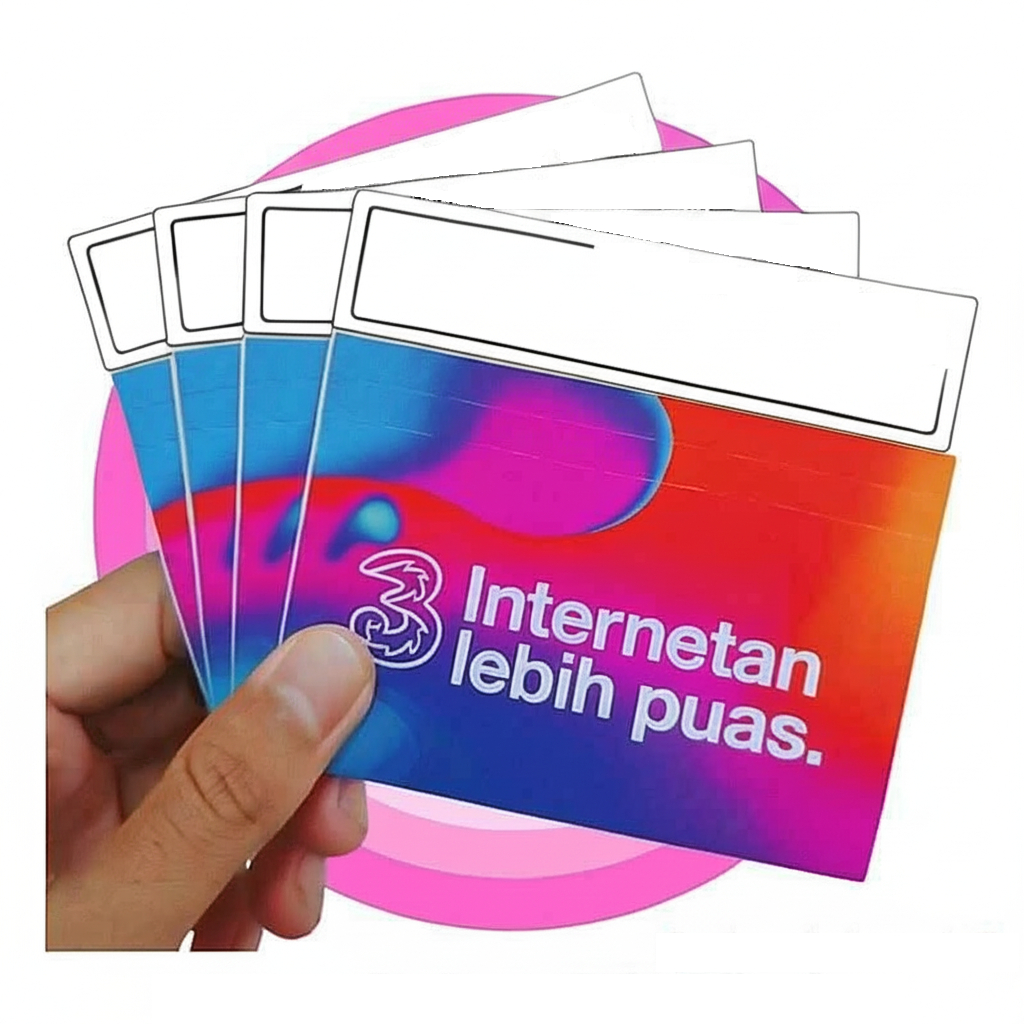 Jual Perdana Tri 215GB 1 Tahun (15GB x 12 bulan & Bonus Aktifasi 35GB ...