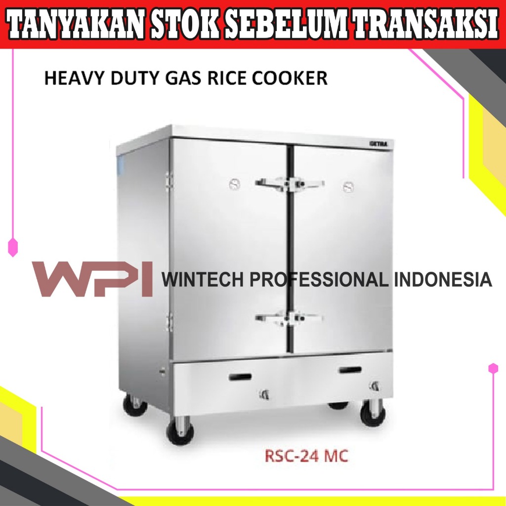 Jual Getra RSC-24 MC Heavy Duty Rice Cooker - Steamer - Mesin Pemasak ...