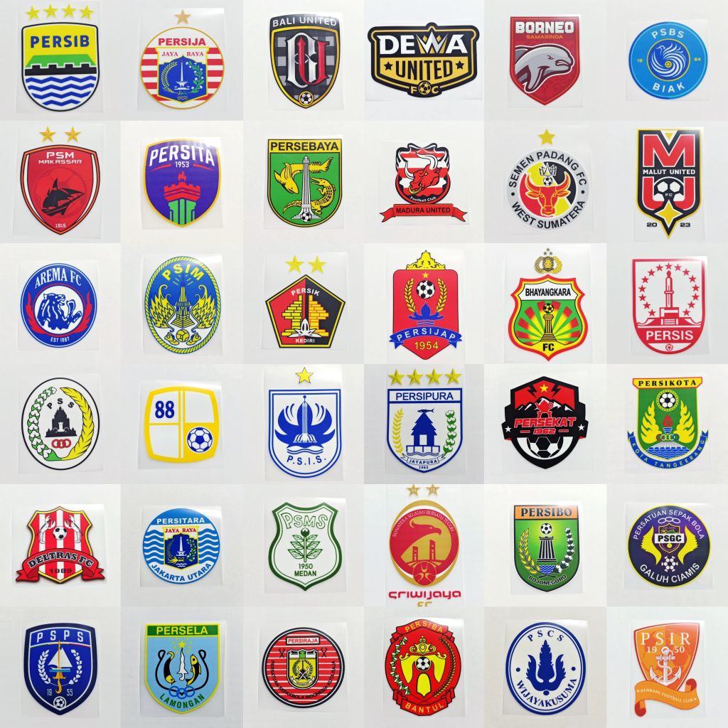Jual Logo sablon setrika dtf klub lokal | Shopee Indonesia
