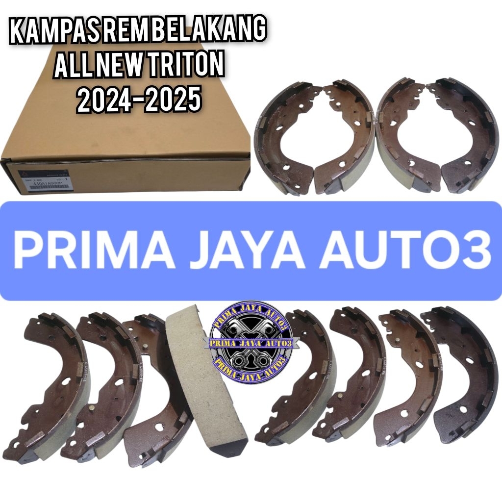 Jual KAMPAS REM BELAKANG ALL NEW TRITON 4N16 TAHUN 2024 2025 BRAKE SHOE ...