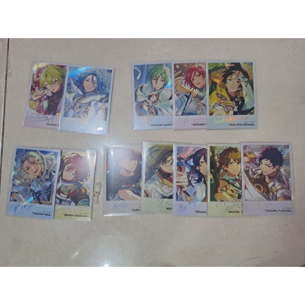 Jual polaroid ensemble stars enstars offline cn vol 1 kuro keifo souma midori yuzuru tatsumi ...