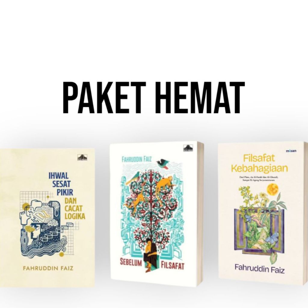 Jual PAKET HEMAT|BUKU IHWAL SESAT PIKIR DAN CACAT LOGIKA,SEBELUM ...