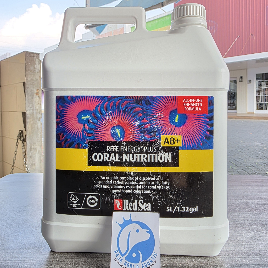 Jual RED SEA AB+ AB + 5L 5L MAKANAN CORAL AMINO CARBOHYDRATE VITAMIN ...