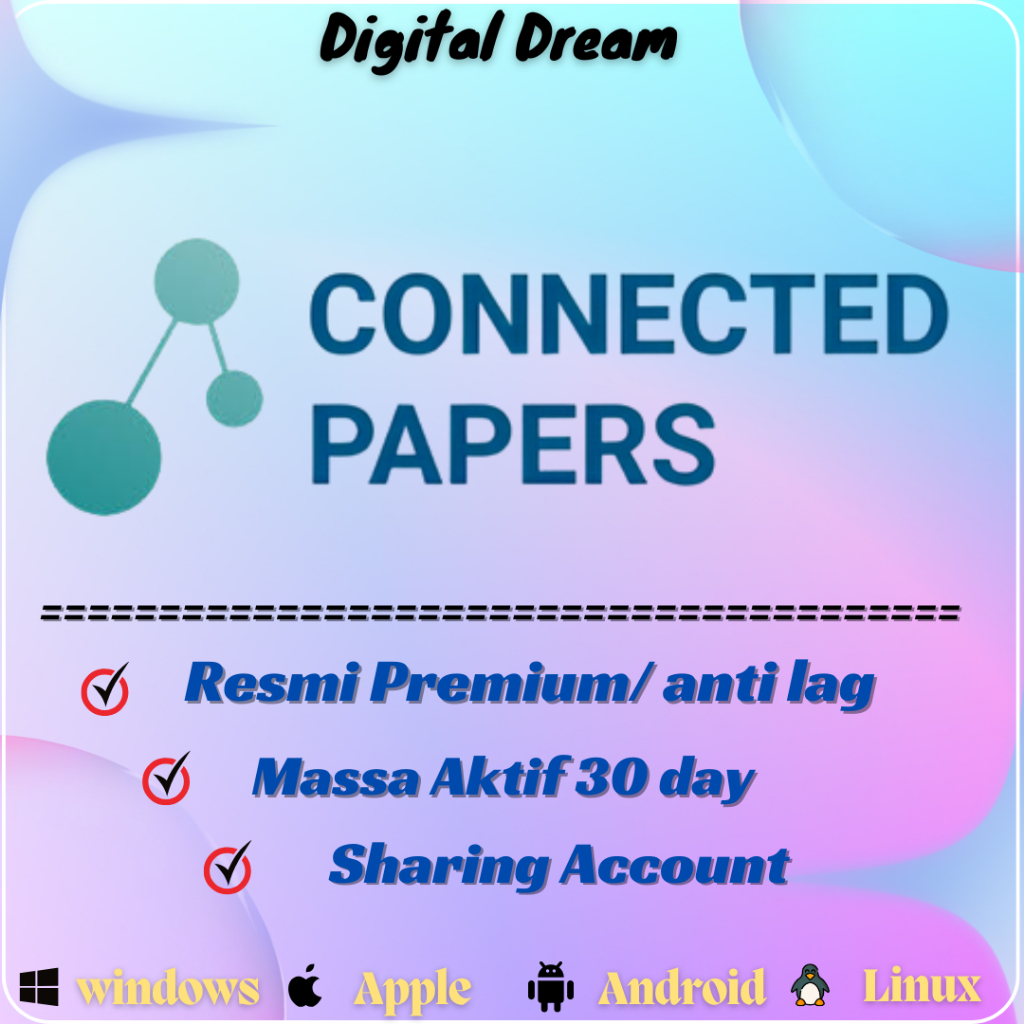 Jual Connected Papers Academic Plan[MONTHLY]* Temukan dan jelajahi Makalah Akademik | Jelajahi ...