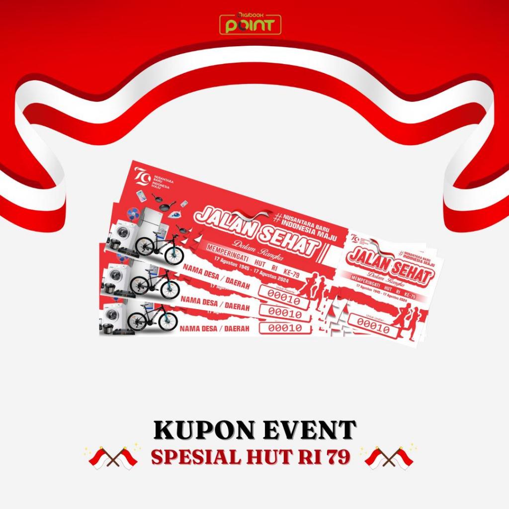 Jual Cetak Kupon Jalan Sehat/Doorprize/Karcis Parkir Acara 17an - Mudah ...