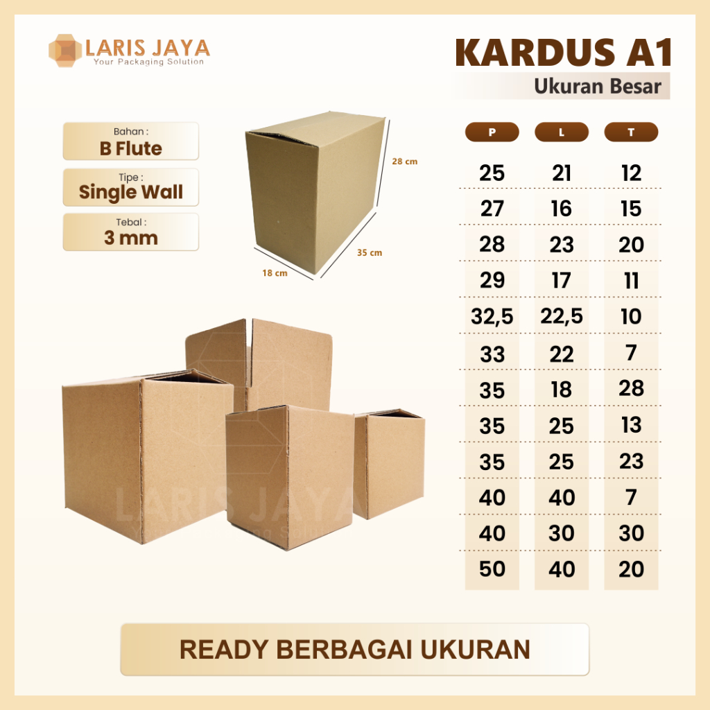 Jual Box Kardus untuk Packing Baju / Sepatu / Gift Box / Jaket ...