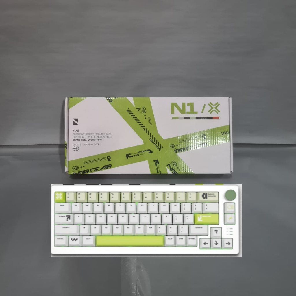 Jual (Brand New) Noir N1X N1/X VIA/QMK Citron Wireless 65% - RGB ...