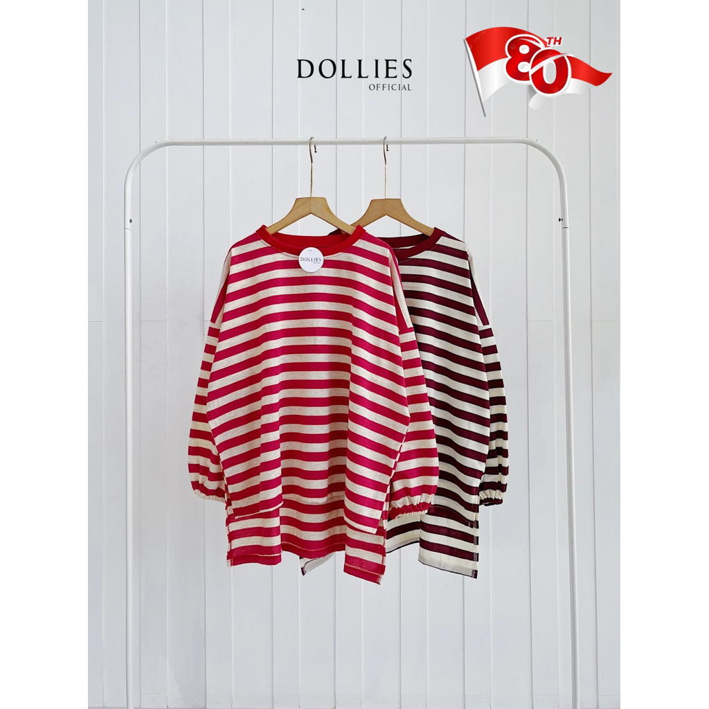 Jual Dollies | YUKI BLOUSE | L.DADA 120CM P.BAJU | ATASAN OVERSIZE | Shopee Indonesia