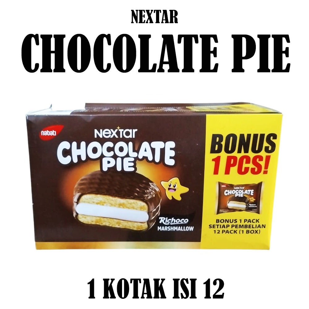 Jual NABATI NEXTAR CHOCOLATE PIE KOTAK ISI 12 | Shopee Indonesia