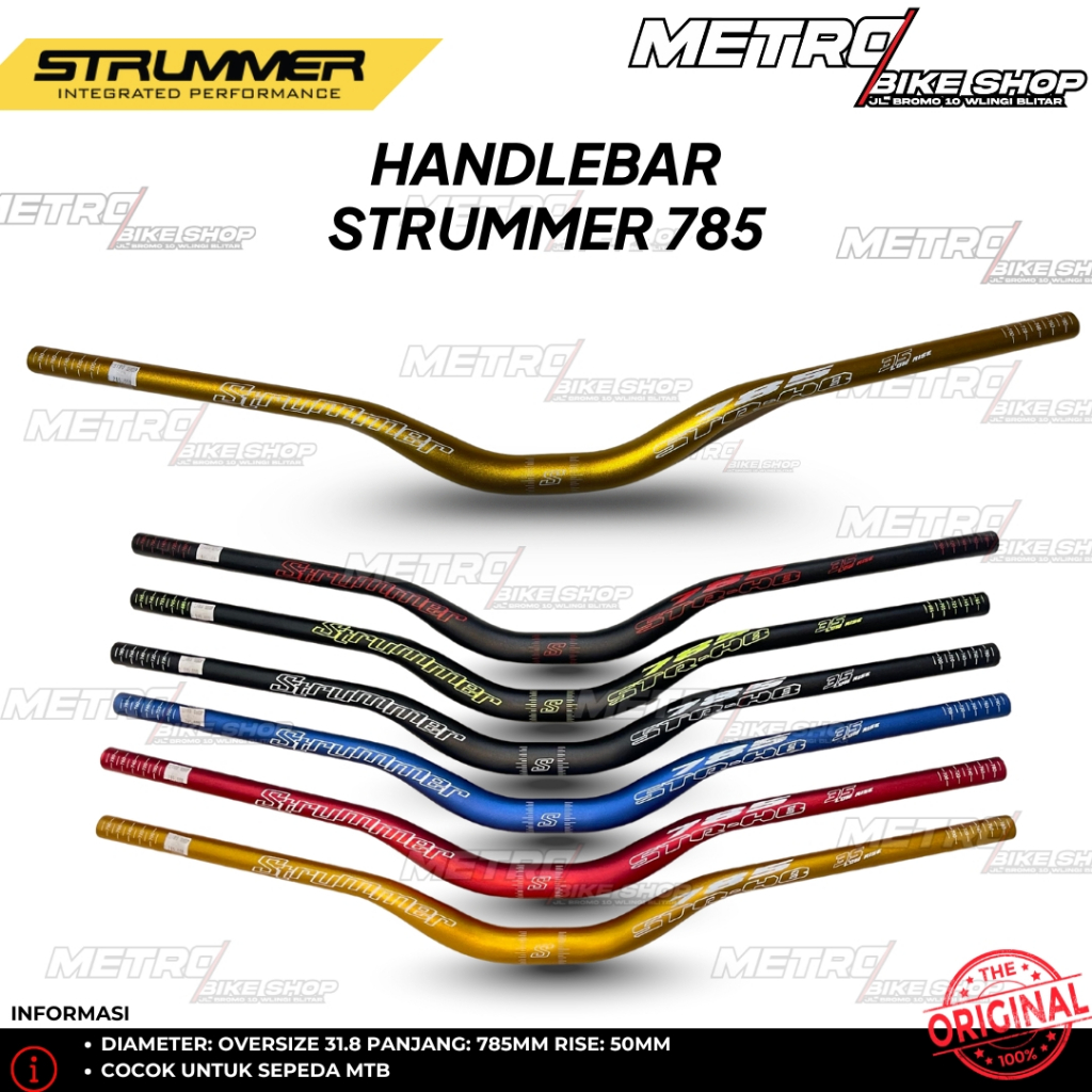Jual Stang sepeda MTB Stir sepeda Strummer 785 Stang oversize rise 35mm ...