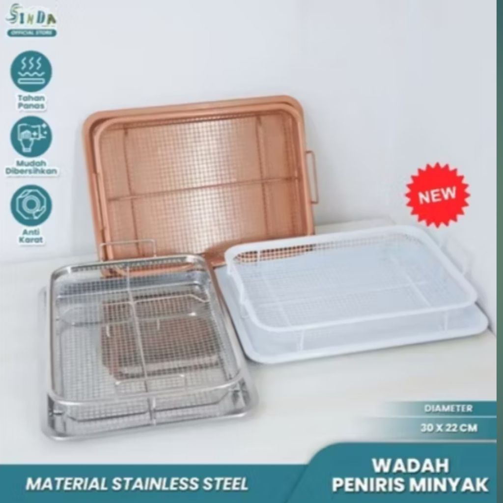 Jual Sinda Peniris Minyak Cooper Crisper Tray Fika / Saringan Minyak ...