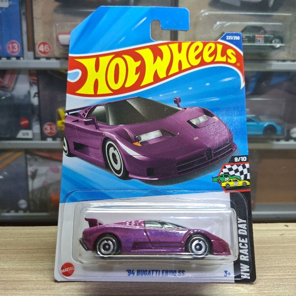 Jual Hot Wheels 94 Bugatti EB110 SS Purple L 2025 - Hotwheels Original ...