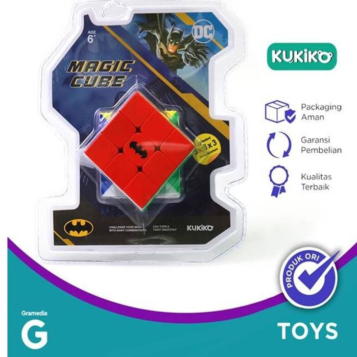 Jual KUKIKO MAGIC CUBE 3X3 WB BATMAN 9901061 | Shopee Indonesia