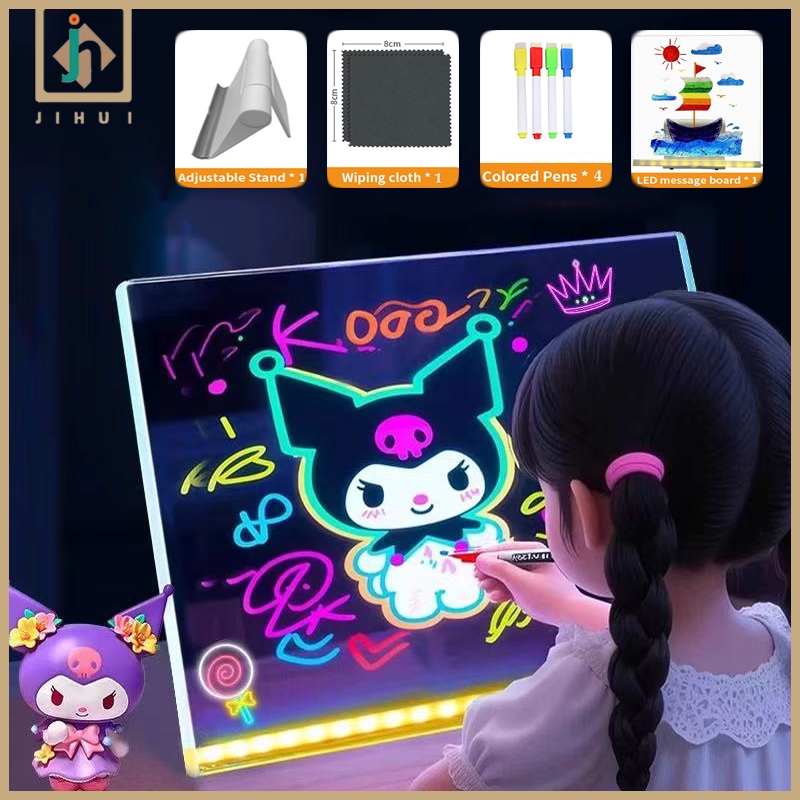 Jual JIHUI Acrylic Note Board LED / Papan Tulis Acrylic Led ...