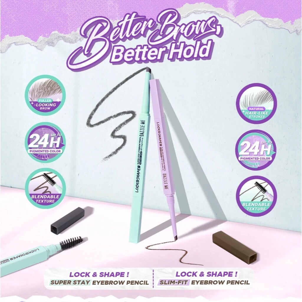 Jual Dazzle Me Lock & Shape! Super Stay Eyebrow / Lock & Shape! Super ...