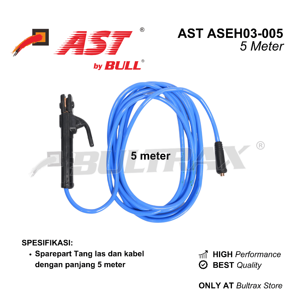 Jual AST Tang Las 200A dengan Kabel 5 meter dan 10 meter / Stang Las ...