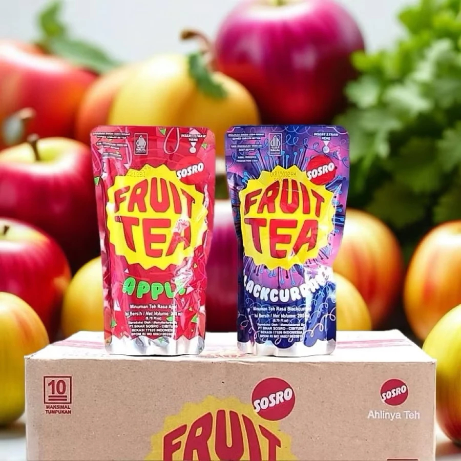 Jual (CRTN) Fruit Tea Pouch 200 ml (24 pcs) | Shopee Indonesia