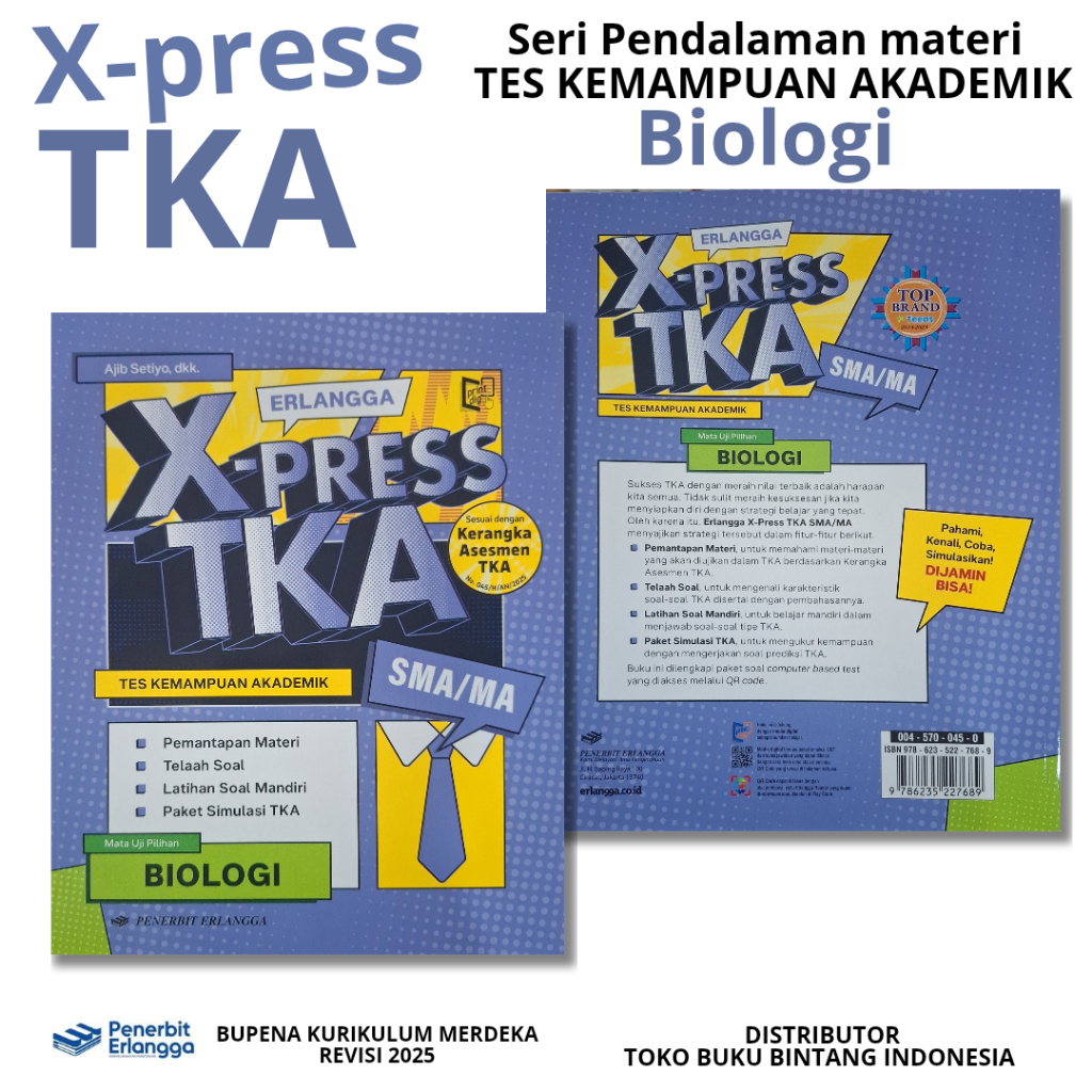 Jual ERLANGGA - XPRESS TKA SMA/MA ( TES KEMAMPUAN AKADEMIK ) | Shopee ...