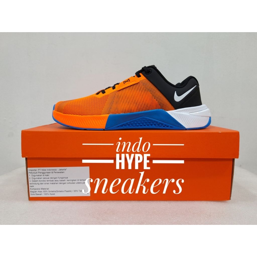 Jual Nike Metcon 10 TOTAL ORANGE PHOTO BLUE | Shopee Indonesia