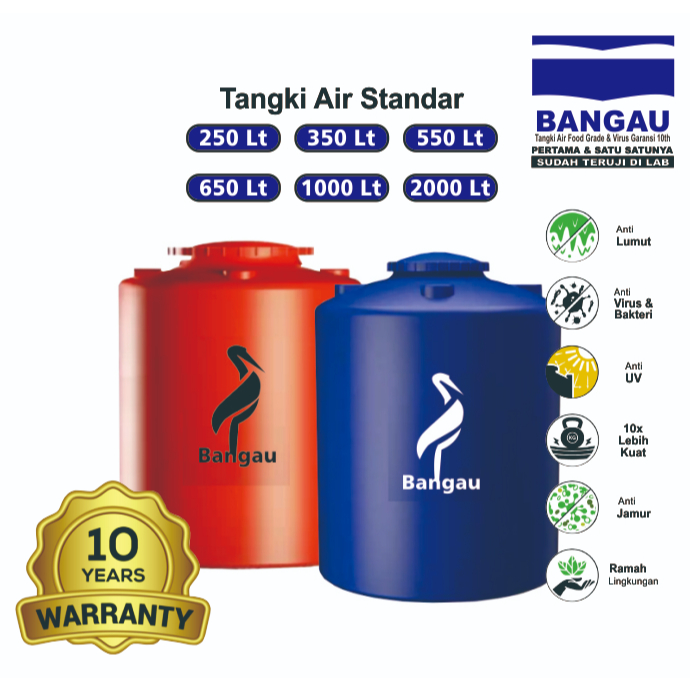 Jual TORN 250 LITER/TOREN 550 LITER/TOREN BANGAU/TANDON AIR/TEMPAT ...
