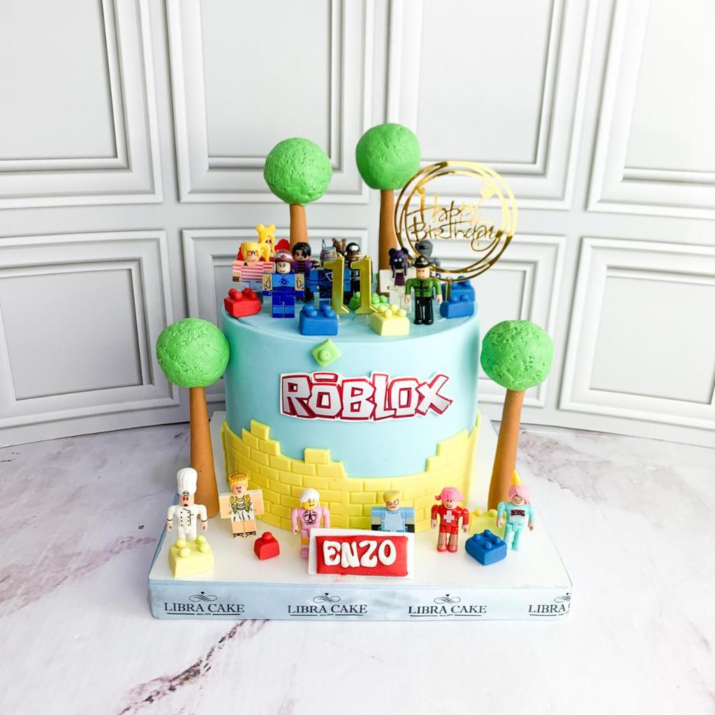 Jual Kue Ulang Tahun/Birthday cake/Kue Ultah Tema Robloz/Roblox Cake ...