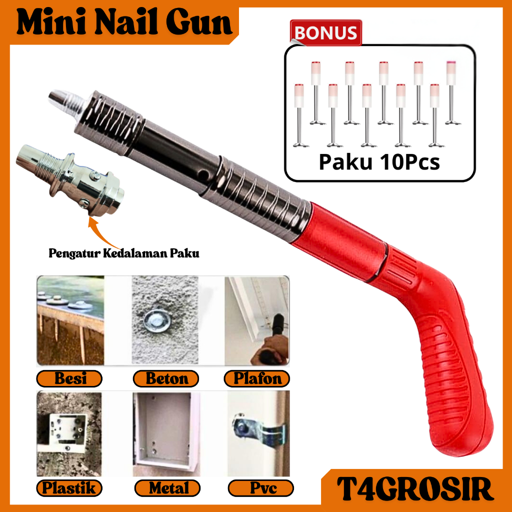 Jual VODA Stamset Mini Nail Gun PakuTembak Beton Mini Ramset Boset ...