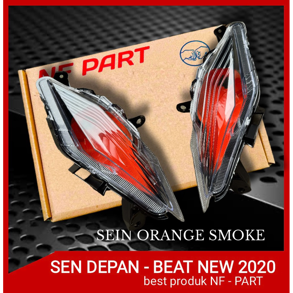 Jual lampu sen beat delux smoke / lampu sen oren beat variasi / lampu ...