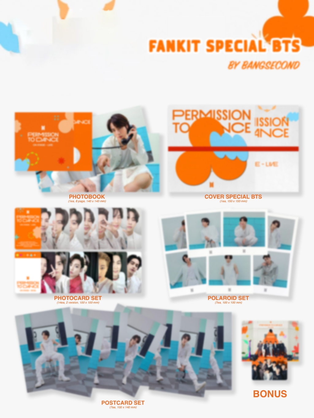 Jual Fankit Fanmade BTS Fullset Photocard Poster Postcard Polaroid set ...