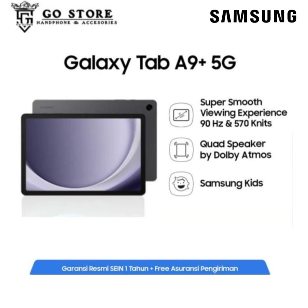 Jual Samsung Galaxy Tab A9 Plus 5G [8/128GB] - Garansi Resmi Samsung Indonesia | Shopee Indonesia