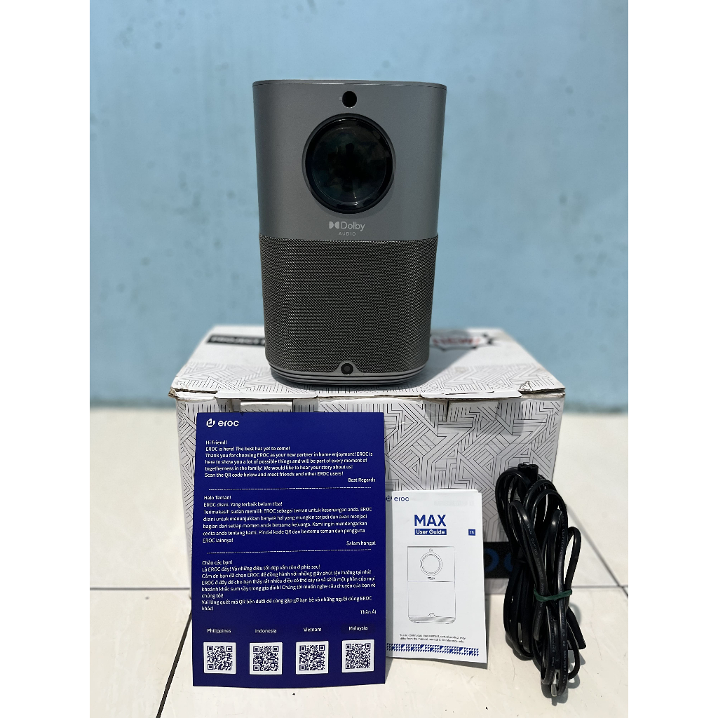 Jual Proyektor EROC Max Android - Dolby Audio - | Shopee Indonesia