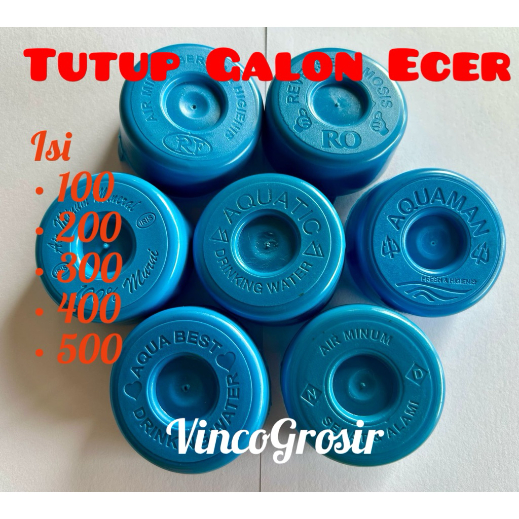 Jual TUTUP GALON Tutup Galon isi ulang Tutup Galon Eceran Isi 50 100 ...