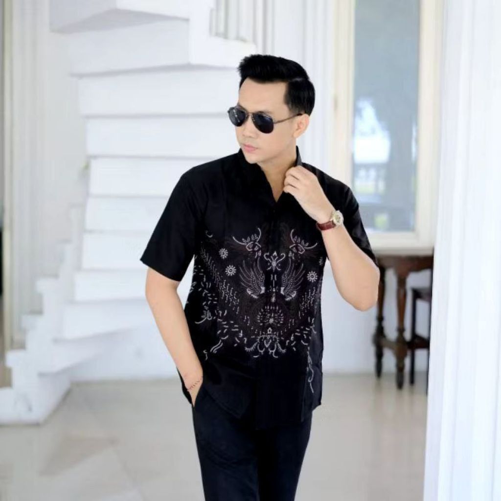 Jual (COD) NEW ARRIVAL DISTRO BATIK PRIA BORDIR SOGAN N BATIK MOTIF ...