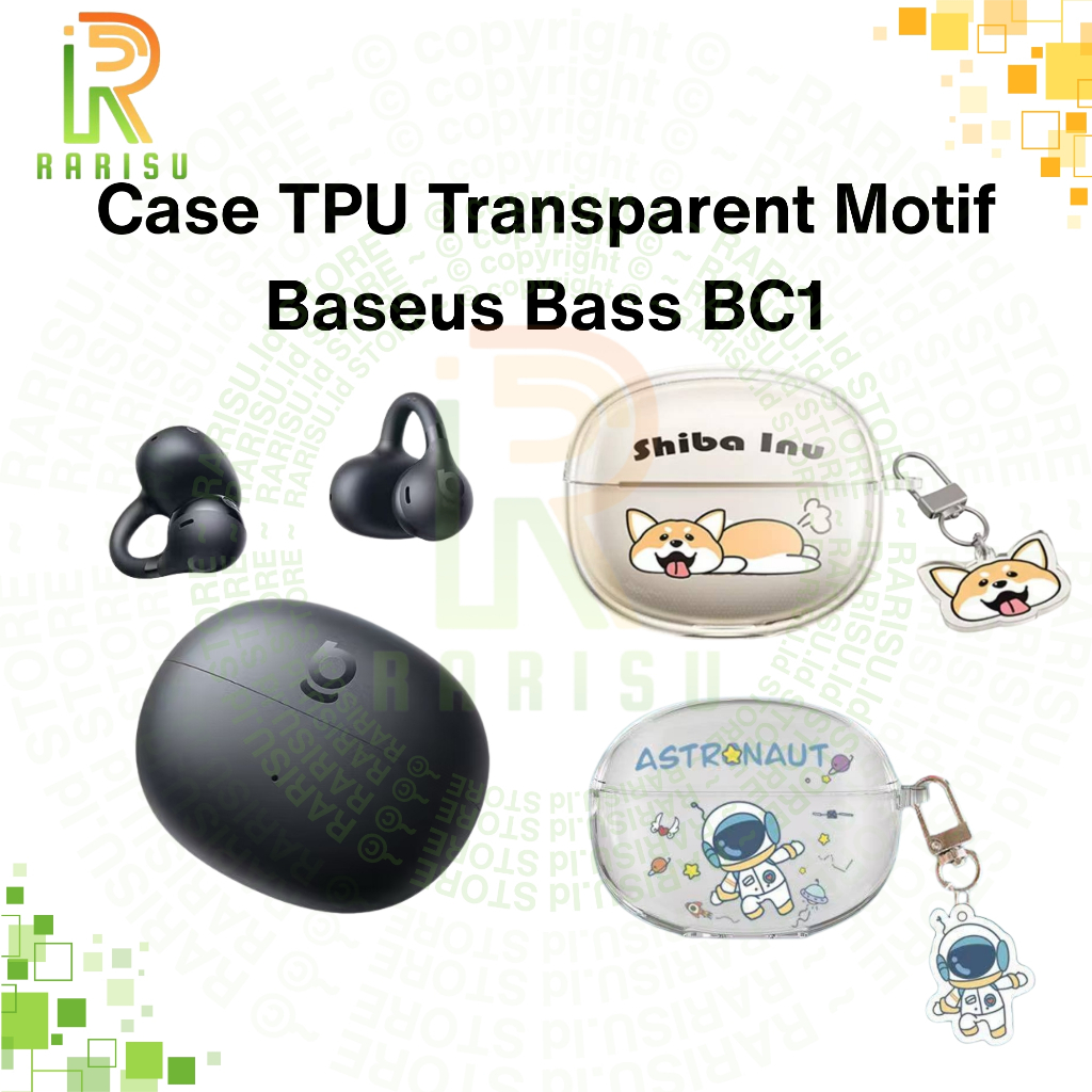Jual Case Baseus Bass BC1 TPU Motif Casing Earphone TWS Pelindung Cover ...