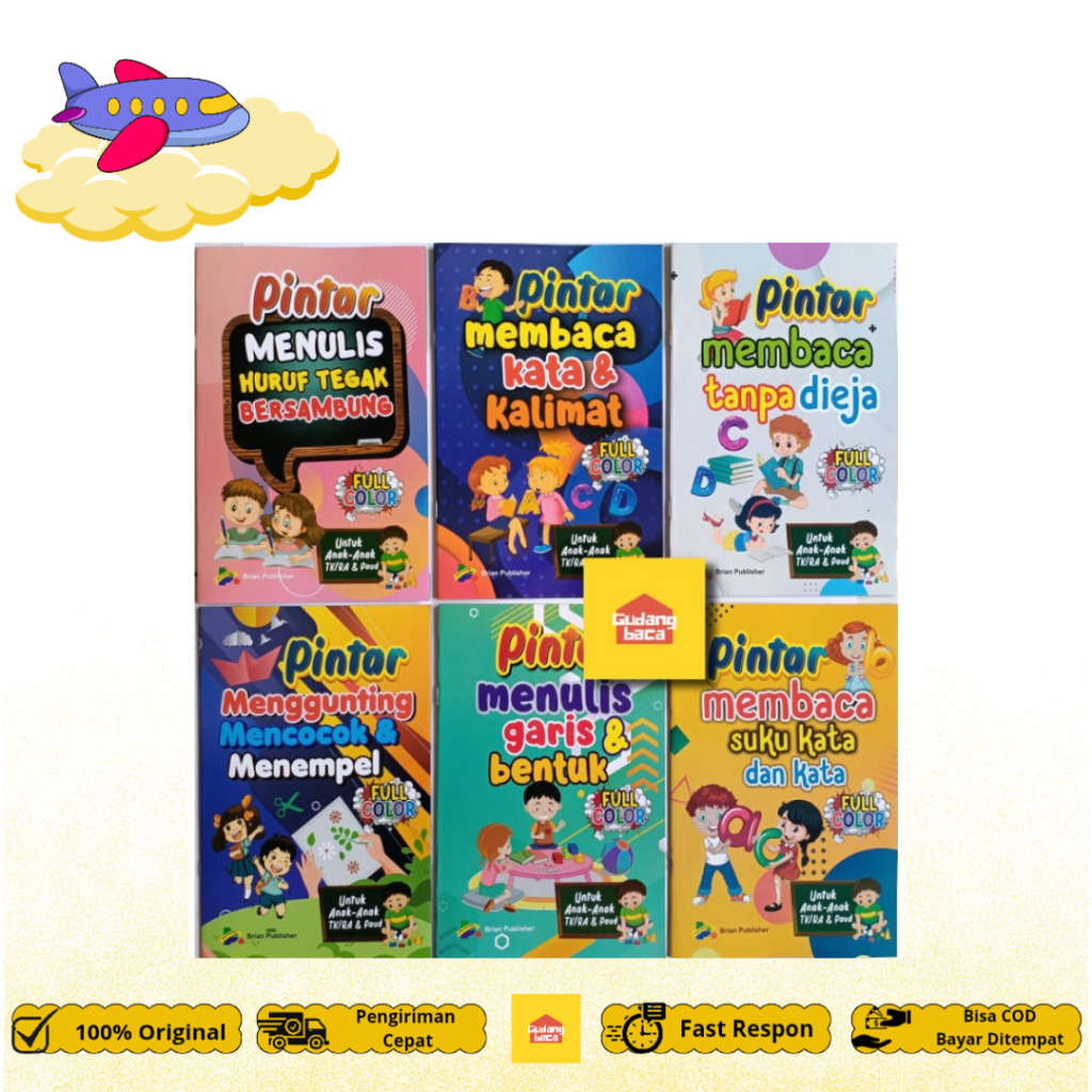 Jual Paud Pintar Menulis Membaca Menggunting Mencocok - (BP) | Shopee ...