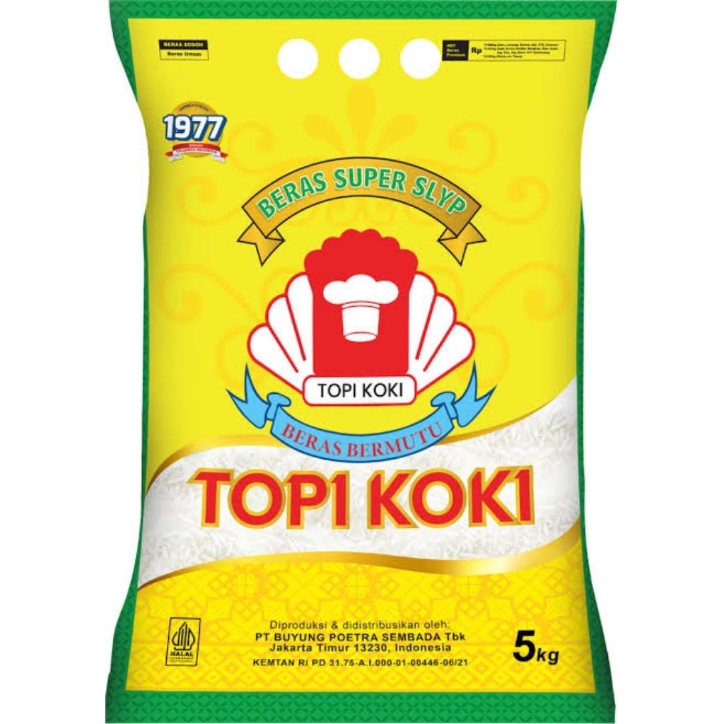 Jual Beras Topi Koki Premium 5Kg | Shopee Indonesia