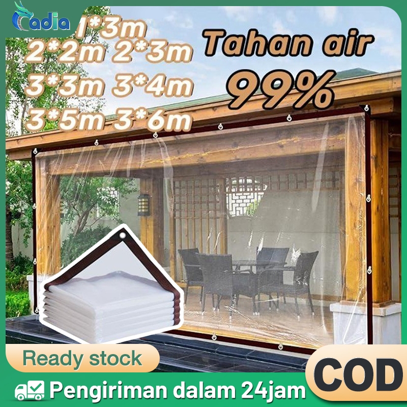 Jual Terpal Plastik Bening /plastik UV Green House /tebal Plastik ...