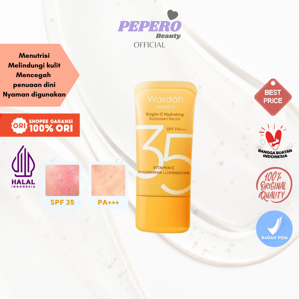 Jual WARDAH UV Shield Essential Sunscreen Gel SPF 35 PA+++ 40ml - Semua ...